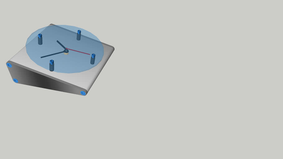 Modern Desk Clock 2 | 3D Warehouse