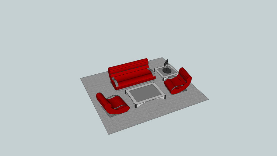 Salon moderne | 3D Warehouse