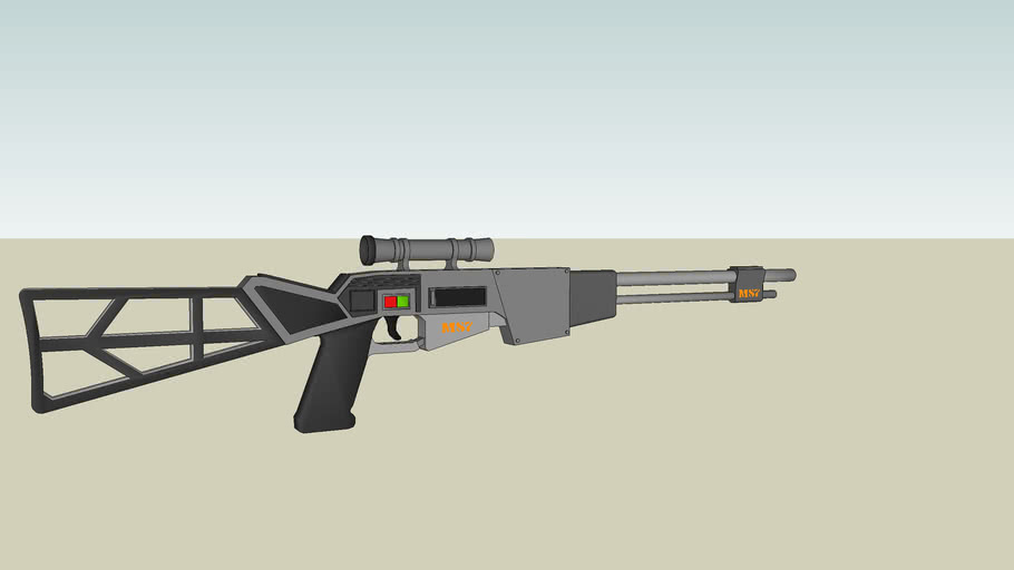 M87 Sniper Rifle with Scope | 3D Warehouse