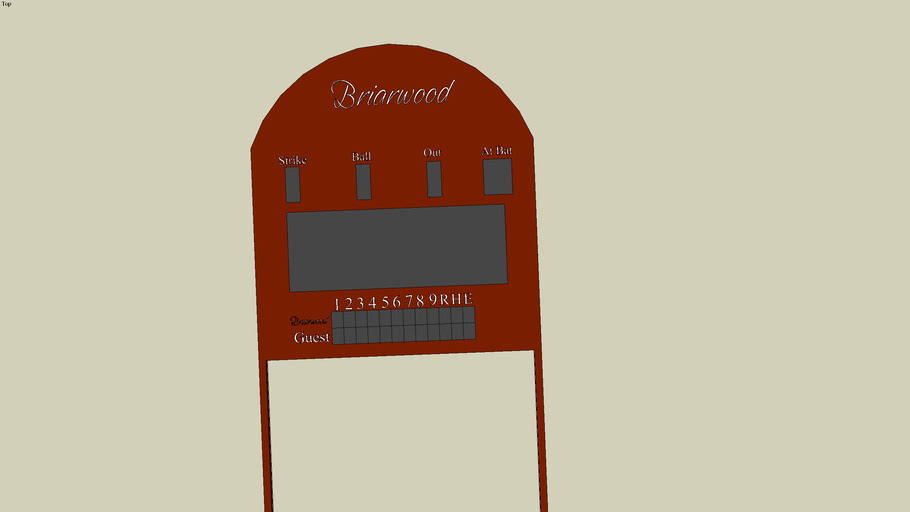 baseball scoreboard | 3D Warehouse