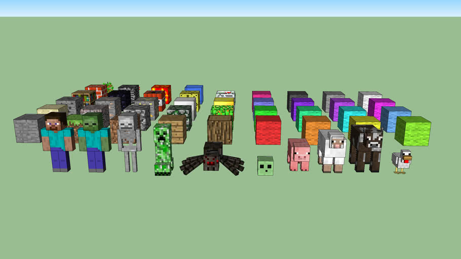 minecraft mods and blocks | 3D Warehouse