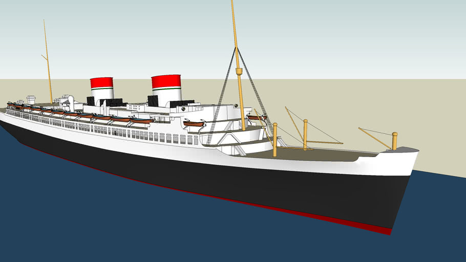 SS Rex (progress) | 3D Warehouse