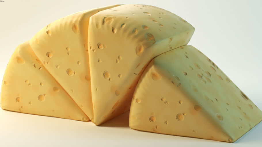 Cheese Chunks V-Ray Ready | 3D Warehouse