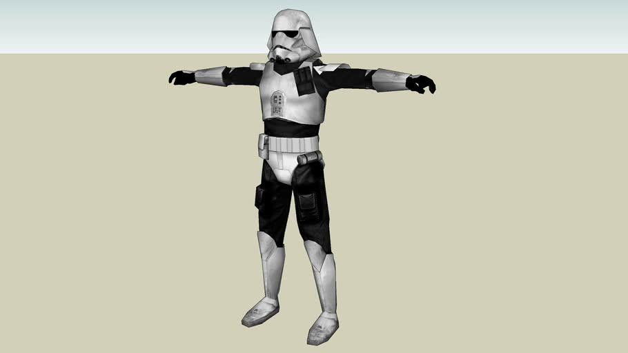 Imperial Navy commando (SW:BF2) | 3D Warehouse