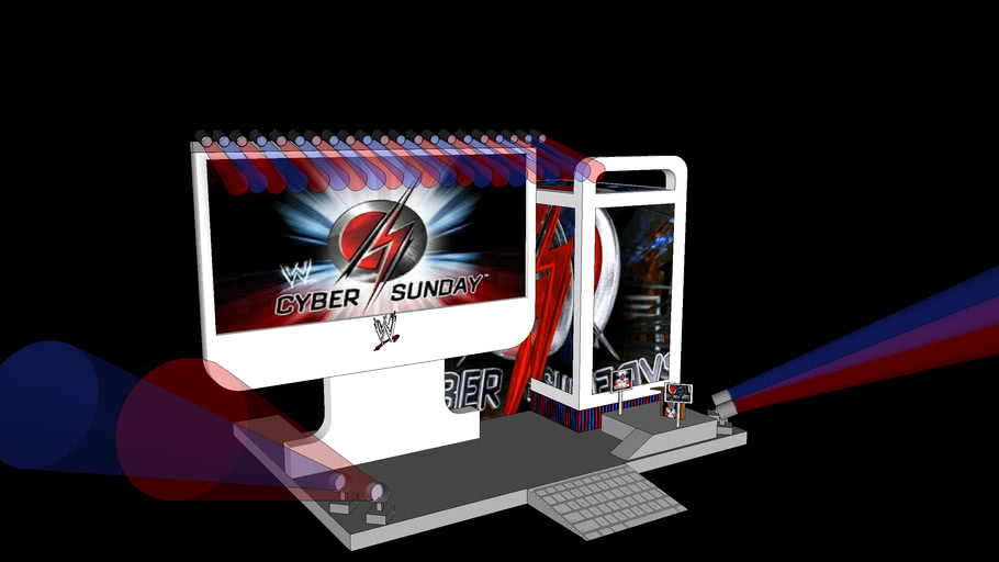 WWE Cyber Sunday 2007 Stage | 3D Warehouse