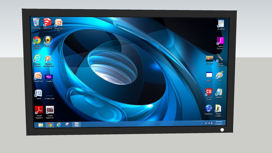 Windows 8 Monitor | 3D Warehouse