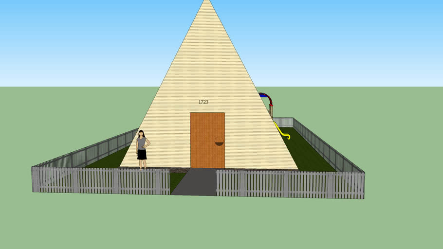 Triangle house | 3D Warehouse