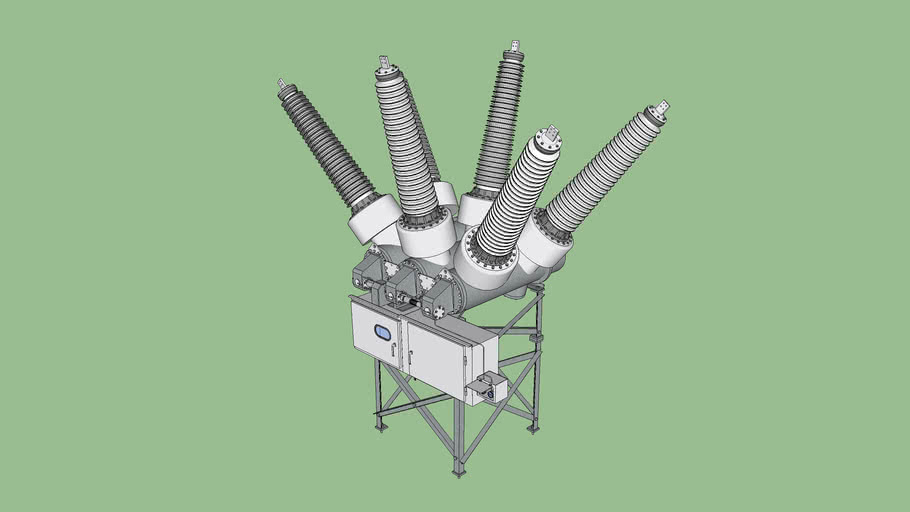 230kV Substation Breaker | 3D Warehouse