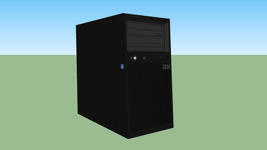 IBM System x3100 M4 (express), (tower) server | 3D Warehouse