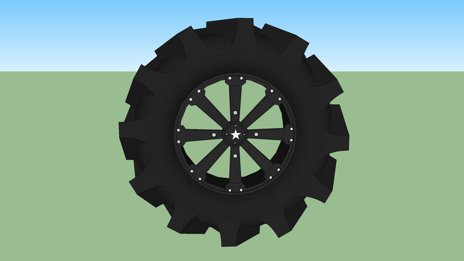 mud tire and rim | 3D Warehouse