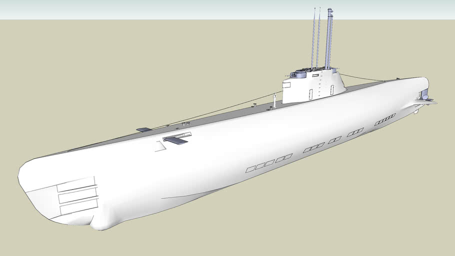 Type XXI U-Boot | 3D Warehouse