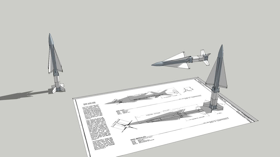 Nike-Hercules Missile | 3D Warehouse