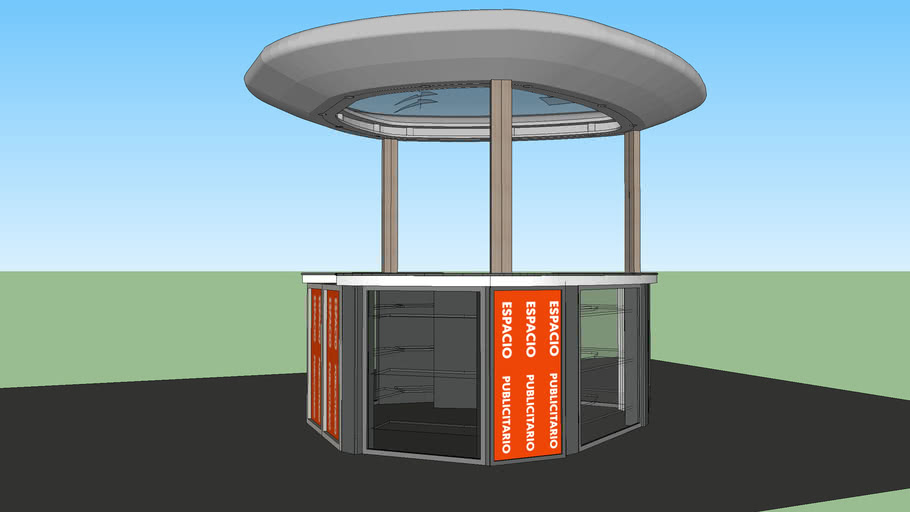 Kiosko para exteriores | 3D Warehouse