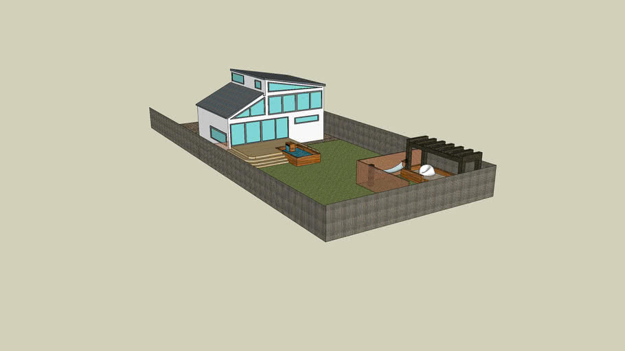 modern house | 3D Warehouse