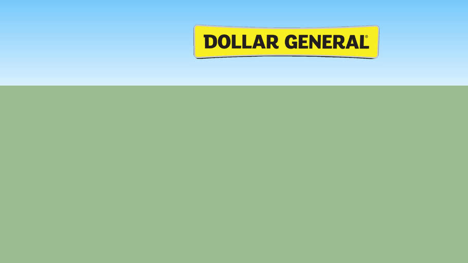 Dollar General Logo Wall Signage | 3D Warehouse