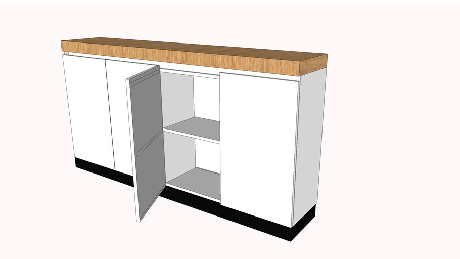 WOOD CABINET | 3D Warehouse