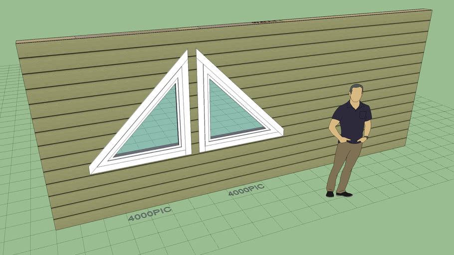 Triangle Windows | 3D Warehouse