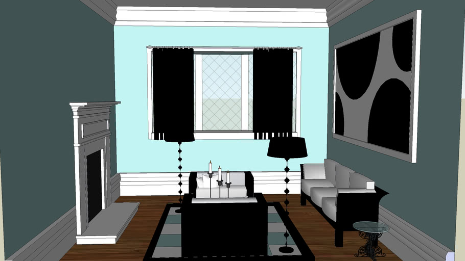 Complex modern living area | 3D Warehouse