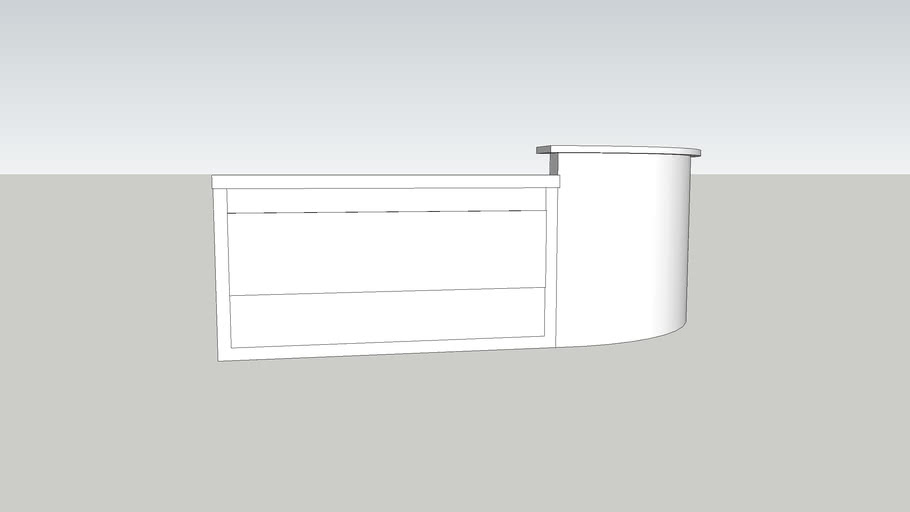 Reception Desk | 3D Warehouse