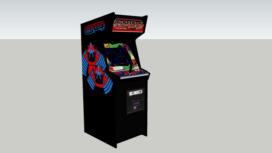 Berzerk Arcade Cabinet | 3D Warehouse