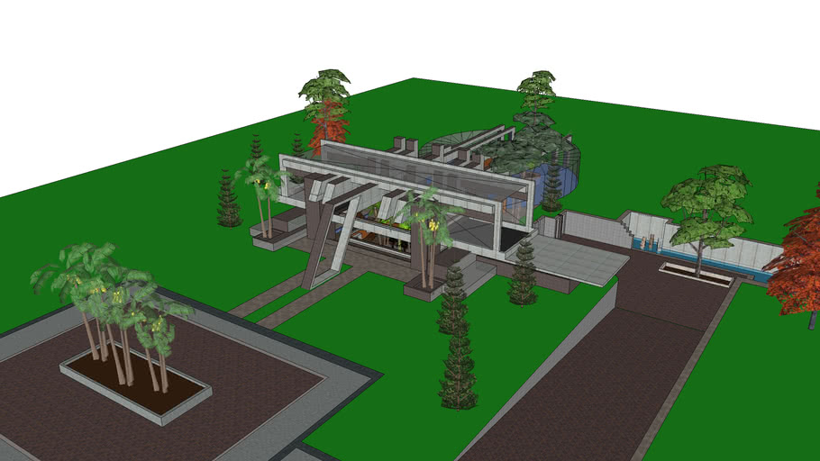 atrium house | 3D Warehouse