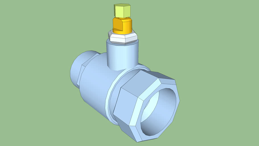Ball valve 3/4' | 3D Warehouse