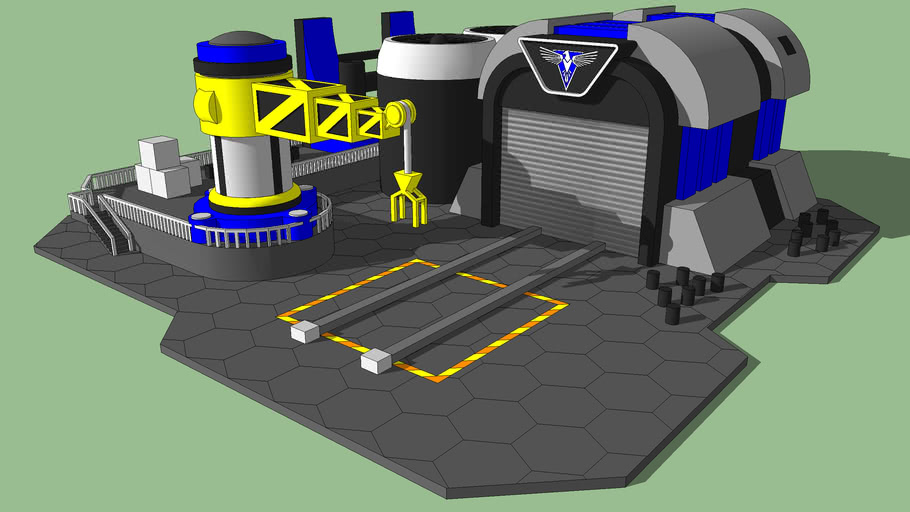 Red Alert 2 Allied Construction Yard | 3D Warehouse