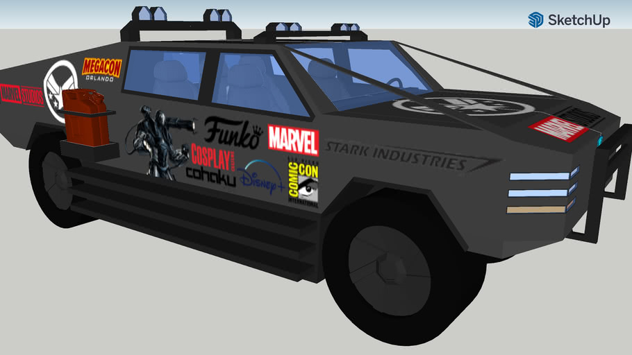 Marvel War Machine Car | 3D Warehouse