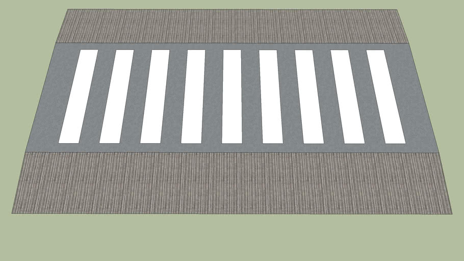 table top zebra crossing | 3D Warehouse