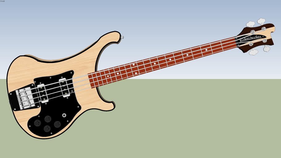 Rickenbacker 4002 Bass Guitar | 3D Warehouse