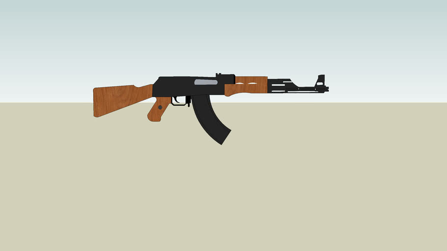 2D AK47 | 3D Warehouse