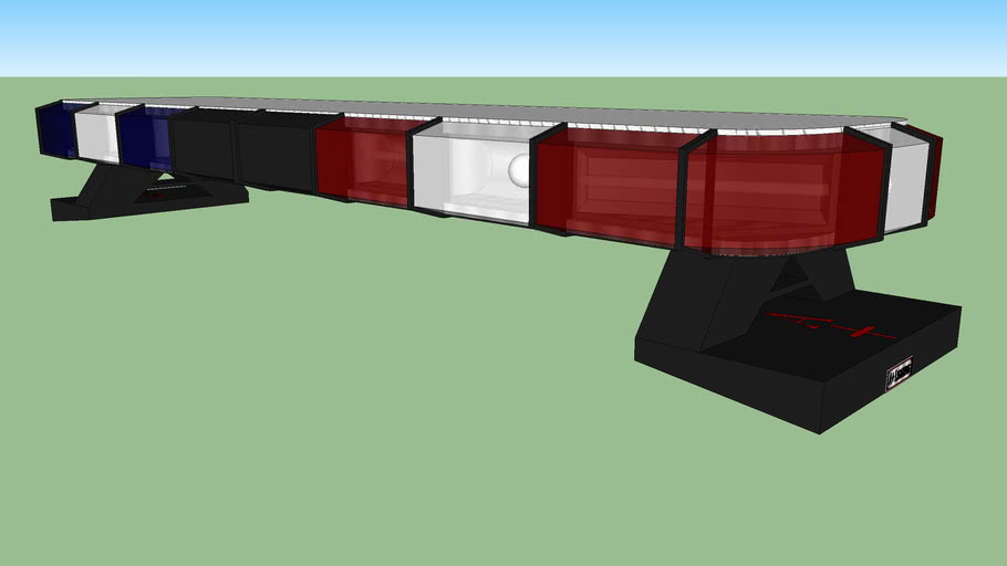 Whelen Edge style lightbar | 3D Warehouse