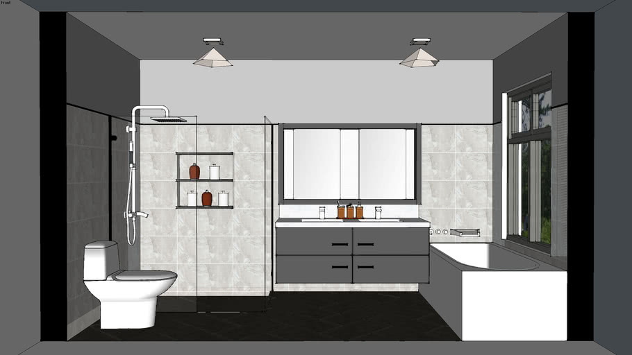 Master toilet&bath | 3D Warehouse