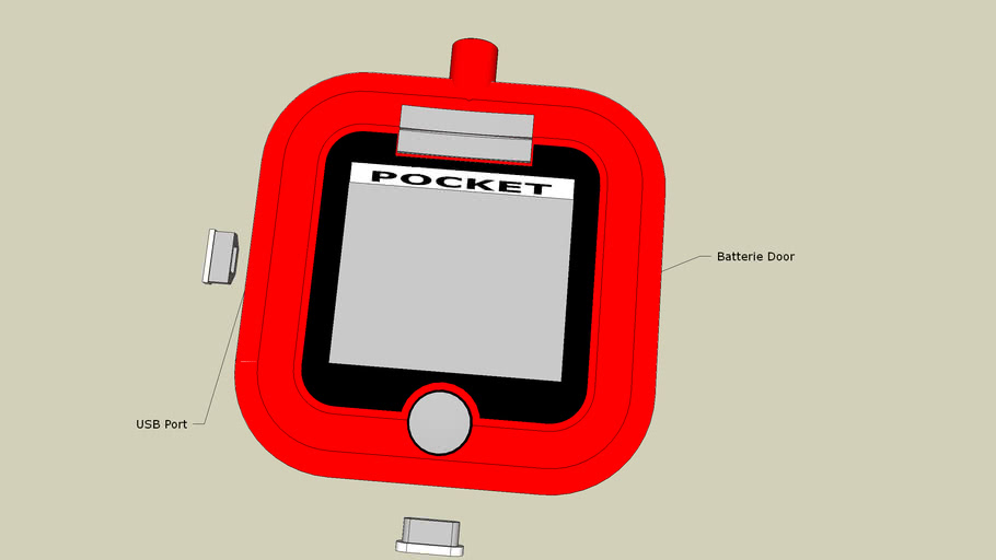 Pocket MP3 Player (with labels) | 3D Warehouse