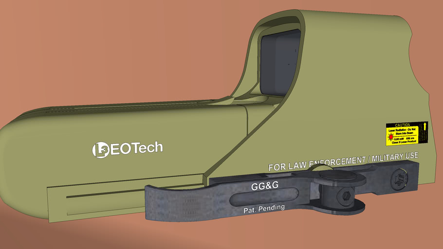 L-3 EOTech Holographic Weapons Sight – Model 552.A65 - Accucam Rail ...