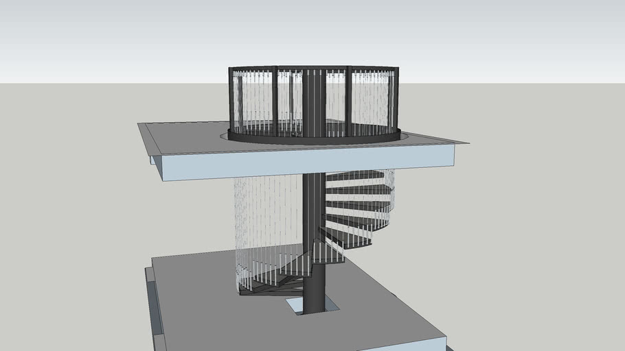 spiral staircase | 3D Warehouse