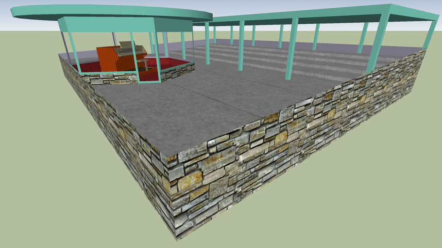 12b Carillon Console and Stadium | 3D Warehouse