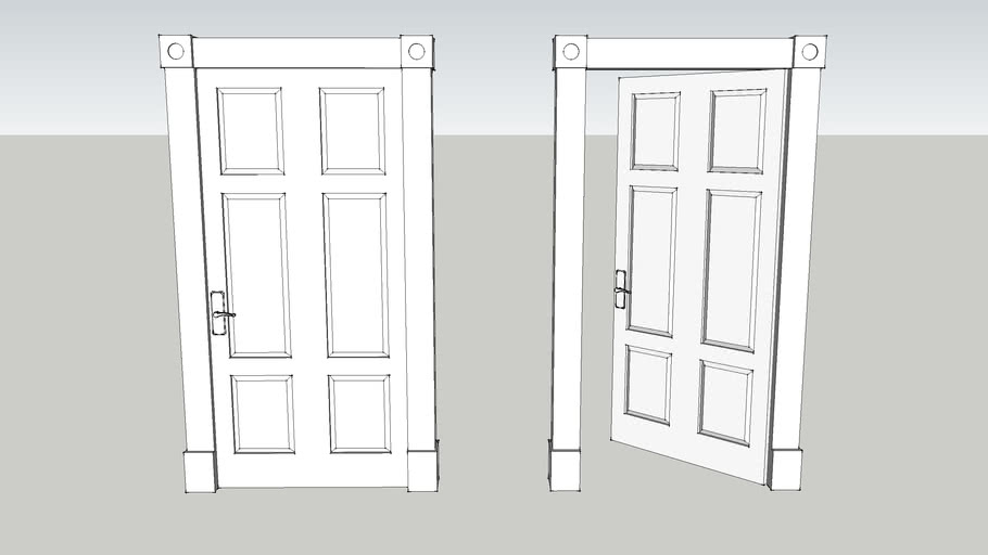 Panel Door | 3D Warehouse