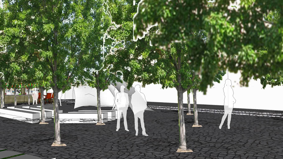 kochi mg road streetscape | 3D Warehouse