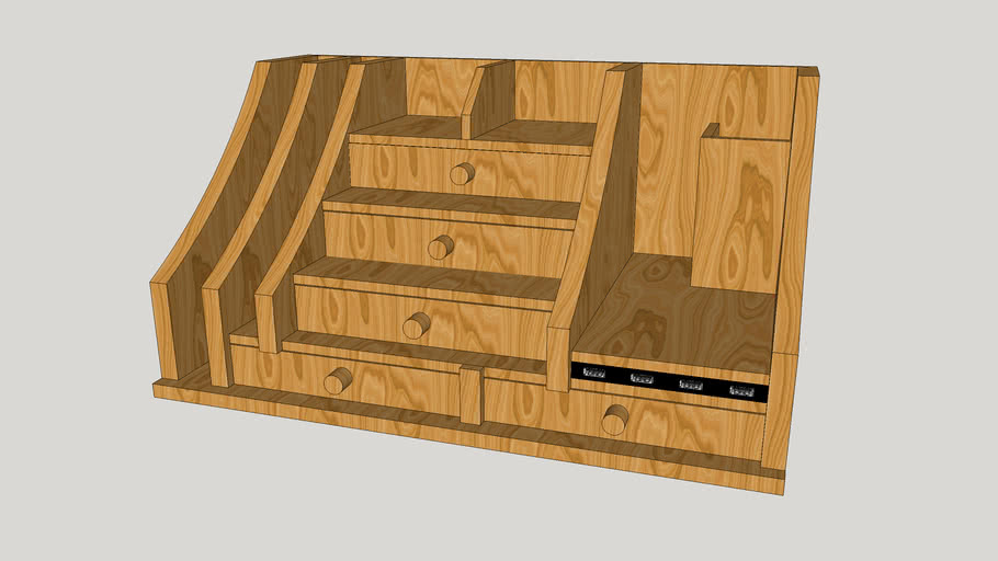 Desk organizer | 3D Warehouse