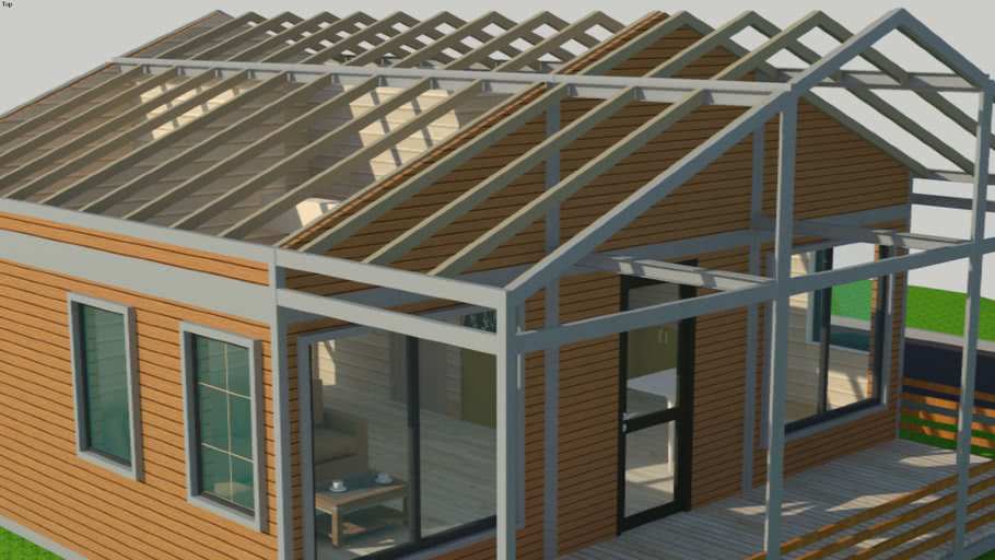 Wire-frame house | 3D Warehouse