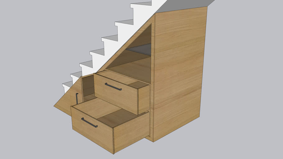 Stairs Cabinet | 3D Warehouse