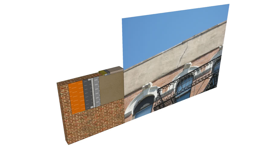 Cemplaster Fiberstucco Wall Renovation | 3D Warehouse