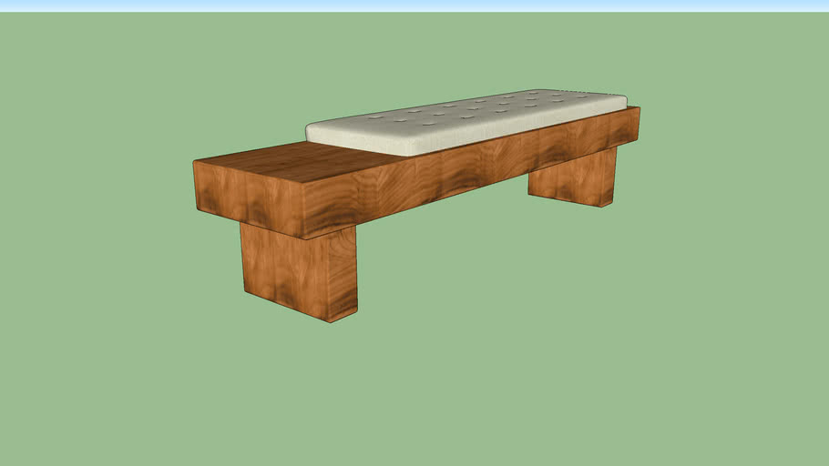 Banco rustico | 3D Warehouse