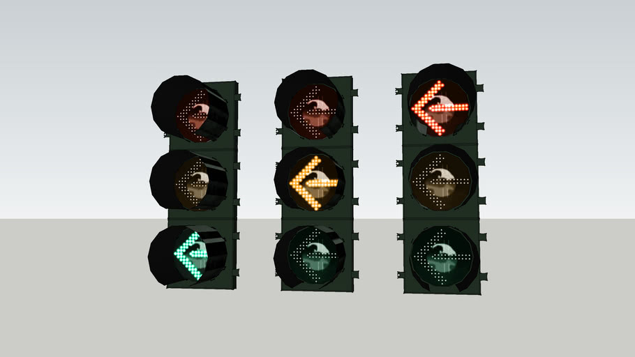 8-inch LED left turn signals | 3D Warehouse