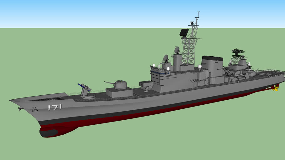 JMSDF DDG-171 はたかぜ Hatakaze | 3D Warehouse
