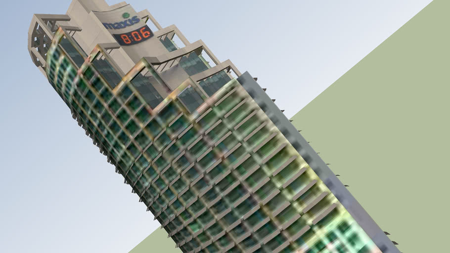 Menara maxis KLCC | 3D Warehouse