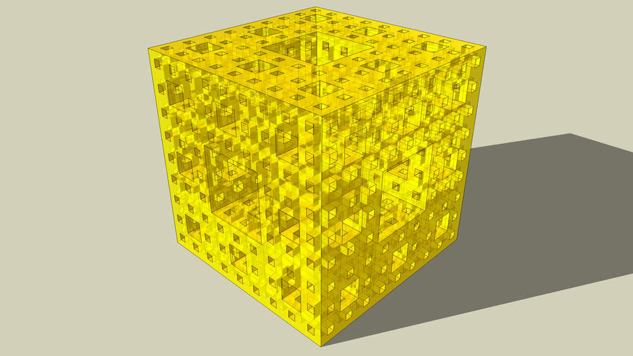 Menger Sponge | 3D Warehouse