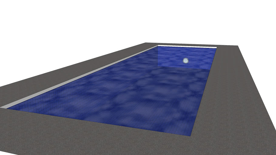 Basic rectangle pool. | 3D Warehouse