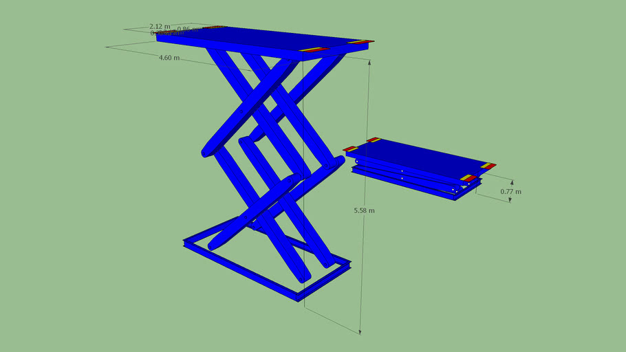 scissor lift FSL3-4.8 for Ashfaq | 3D Warehouse